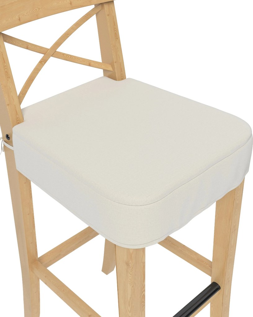 Sedák na židli IKEA Ingolf - barová barva šedá látka sametová