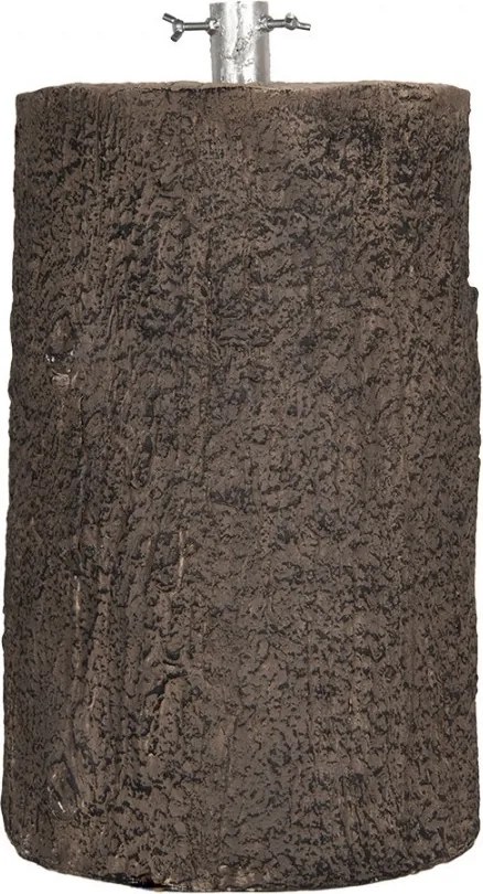Hnědý stojan na stromek ve tvaru pařezu Christmas Tree - Ø 32*55 cm