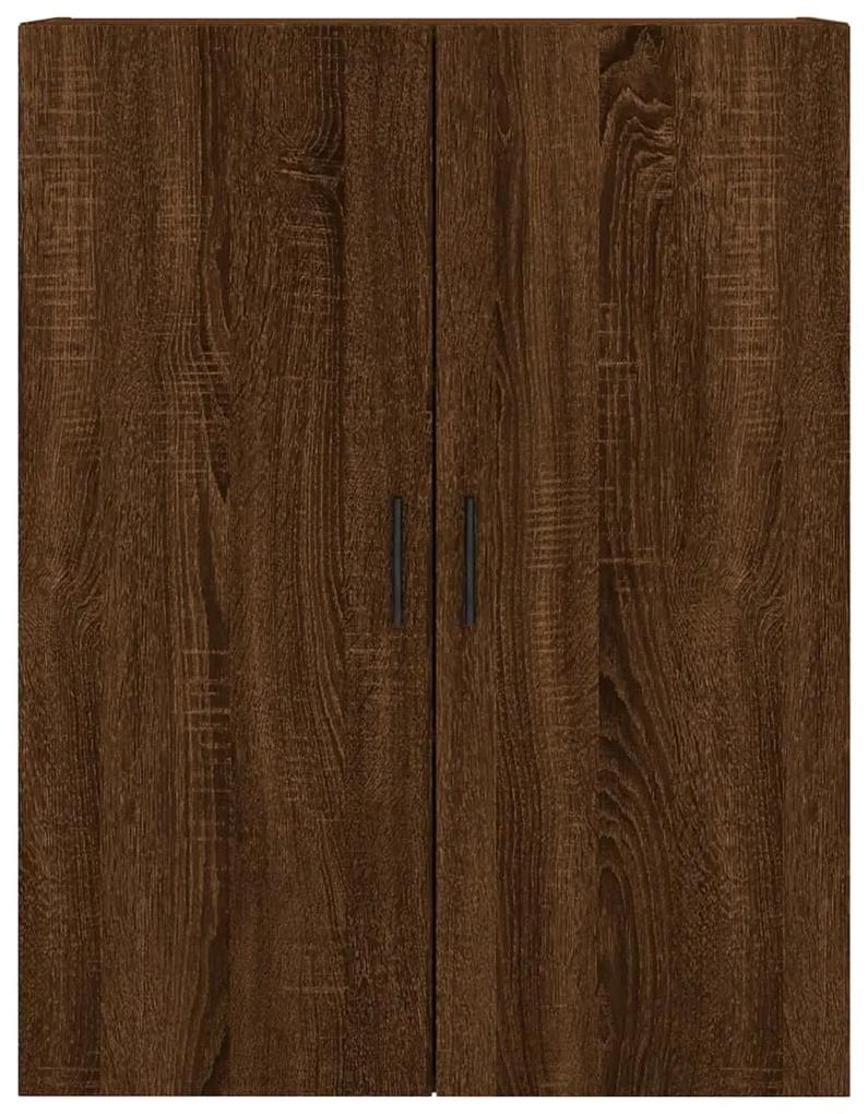 Skříň highboard hnědý dub 69,5 x 34 x 180 cm kompozitní dřevo,  3196034
