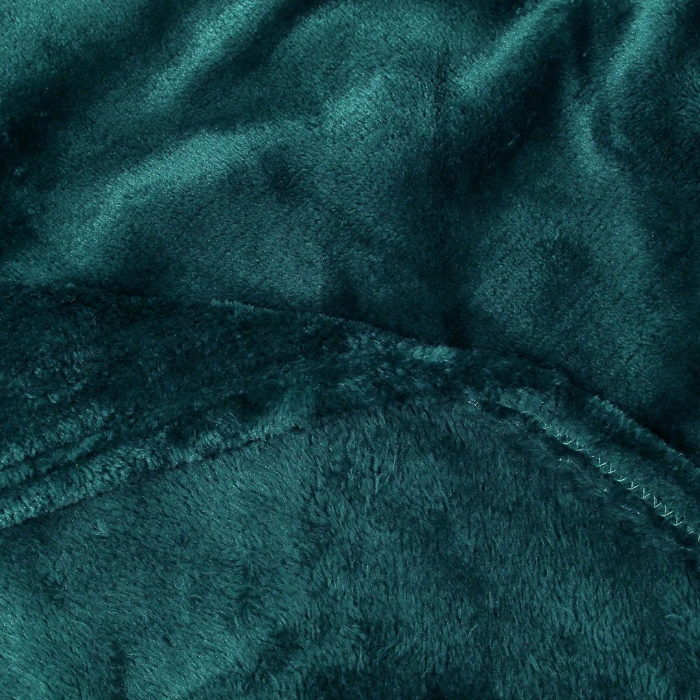 Goldea kvalitní deka z mikrovlákna - petrolejová 150 x 200 cm