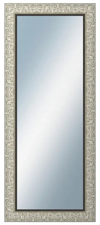 DANTIK - Zarámované zrcadlo - rozměr s rámem cca 50x120 cm z lišty PRAHA stříbrná (2751)