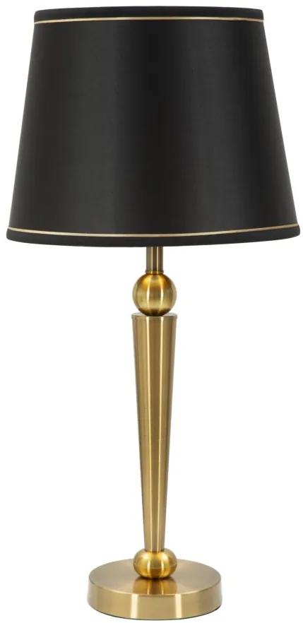 Stolní lampa Mauro Ferretti Starmo, 32x65 cm, zlatá/černá