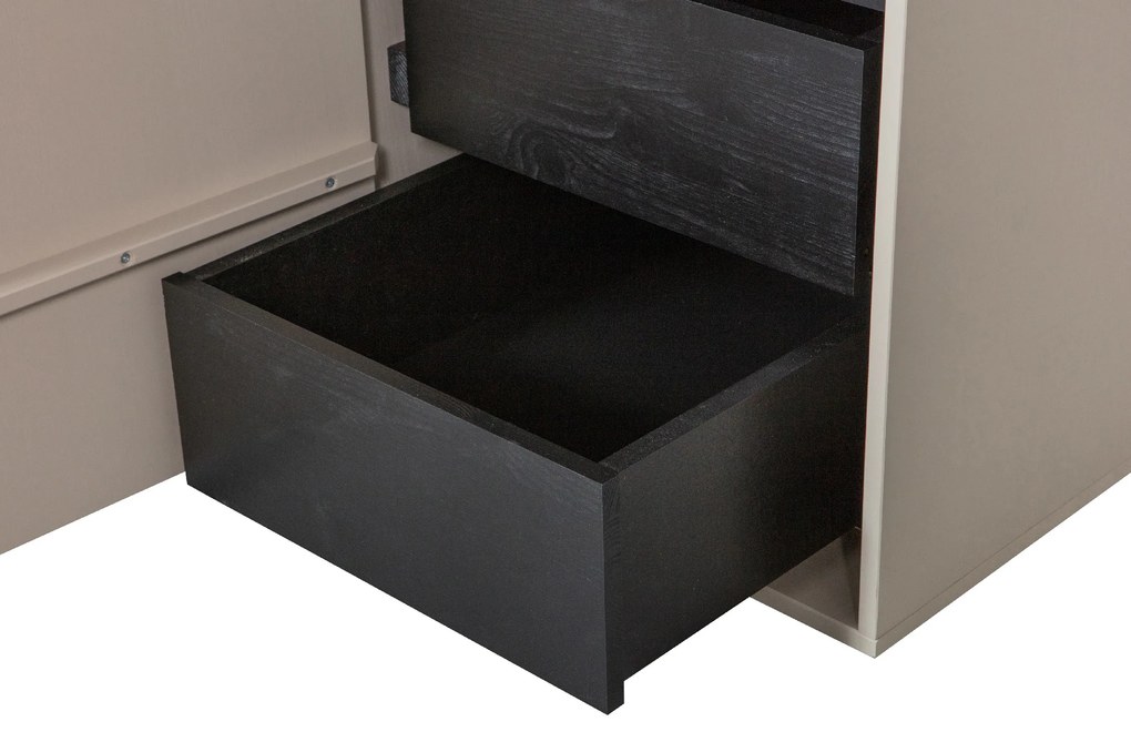 vtwonen Designová skříň DAILY béžová 200x50cm 400493-MAA