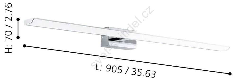 Eglo Eglo 900021 - LED RGBW Stmívatelné koupelnové osvětlení zrcadla 21,5W/230V IP44 EG900021