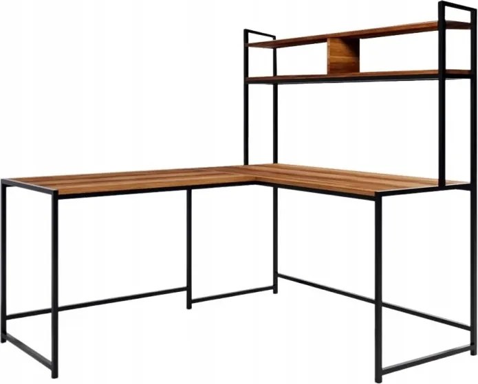 Rohový psací stůl Hanah Home Study Desk L203 Walnut PA-285LCV1121