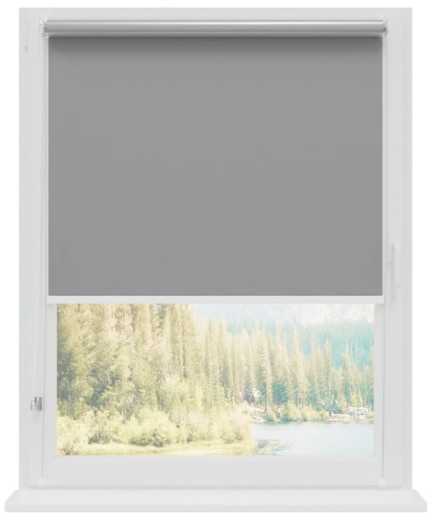 Termoizolační roleta neinvazivní Grey Silver 46x220 cm
