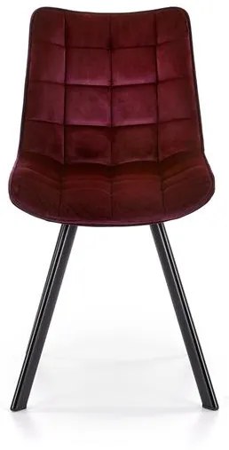 HALMAR K332 židle tmavě červená