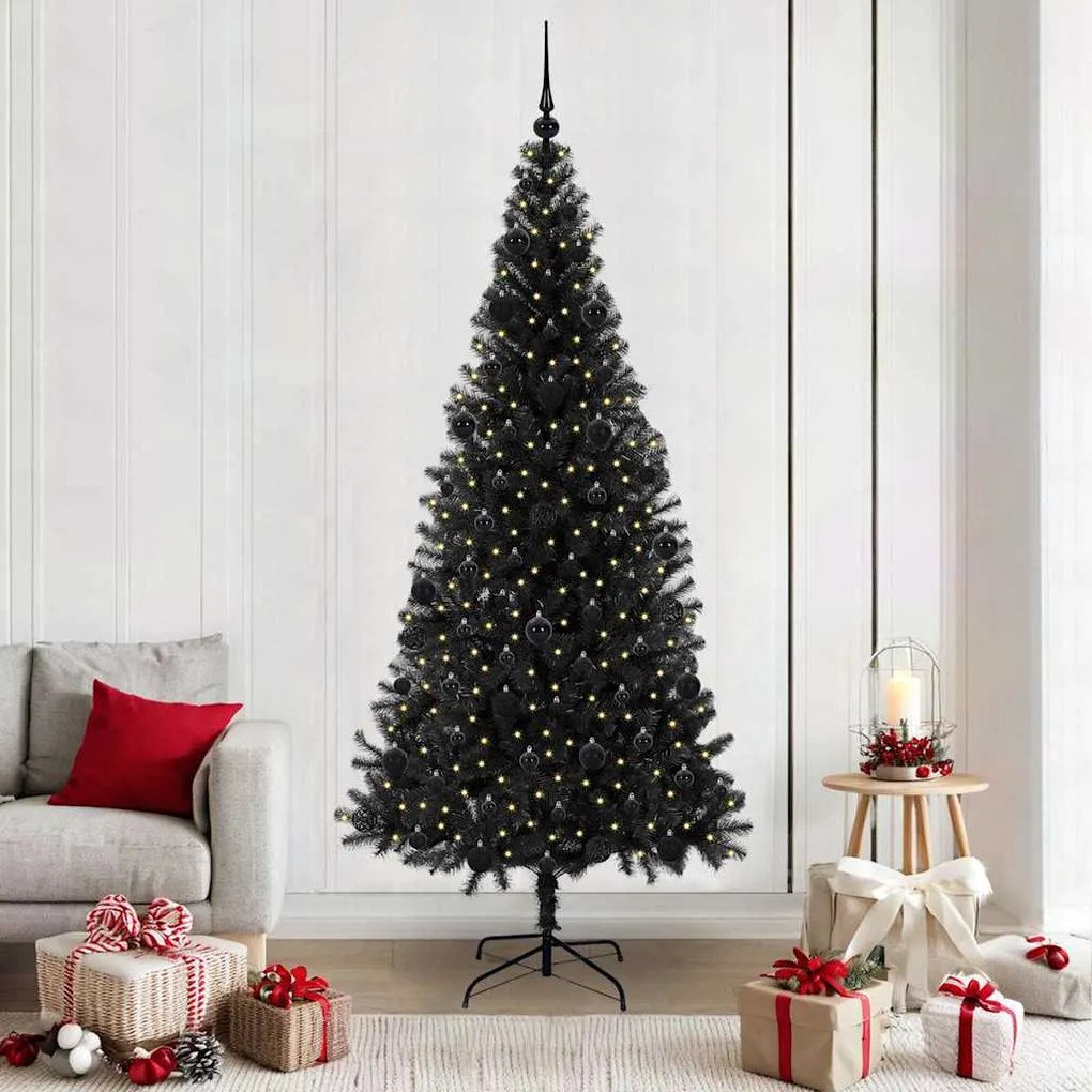 Vánoční stromeček Černá 210 cm PVC 3396488