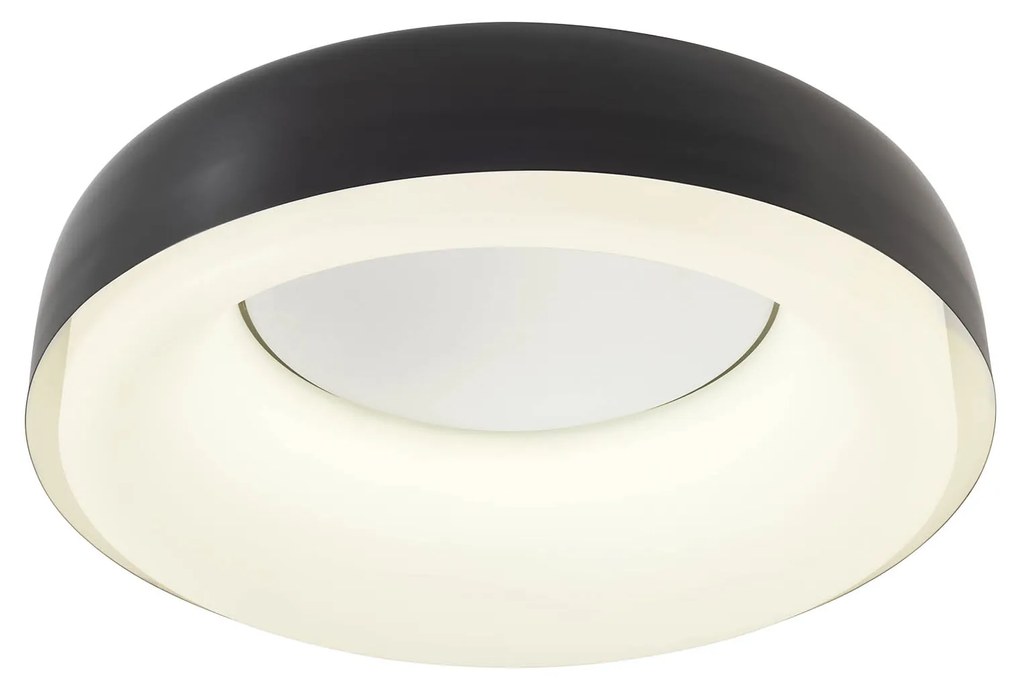 Redo group Redo Dip, černé stropní/závěsné svítidlo, LED 30W, 2700-6500K, průměr 48,6cm
