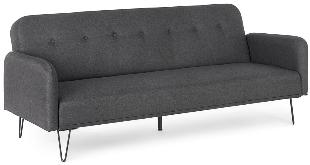 BIZZOTTO Rozkládací pohovka BRIDJET 200 cm černá 0735213