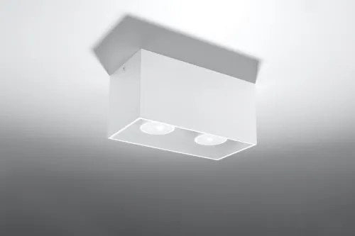 Stropní svítidlo SOLLUX Quad GU10 2x40W bez zdroje SL.0380 bílá
