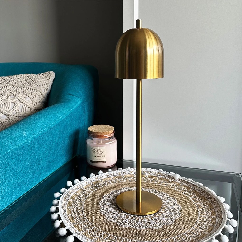 Toolight Toolight, bezdrátová noční USB lampa APP1360-T, mosazná matná, OSW-08623