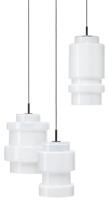 Ohromující skleněné svěšené svítidlo Axle Chandelier 3  Ohromující skleněné svěšené svítidlo Axle Chandelier 3 Světelný zdroj: LED