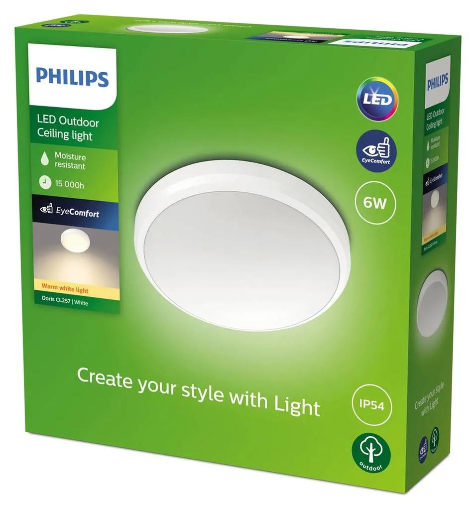 Philips Doris LED venkovní světlo IP54 2 700K bílá