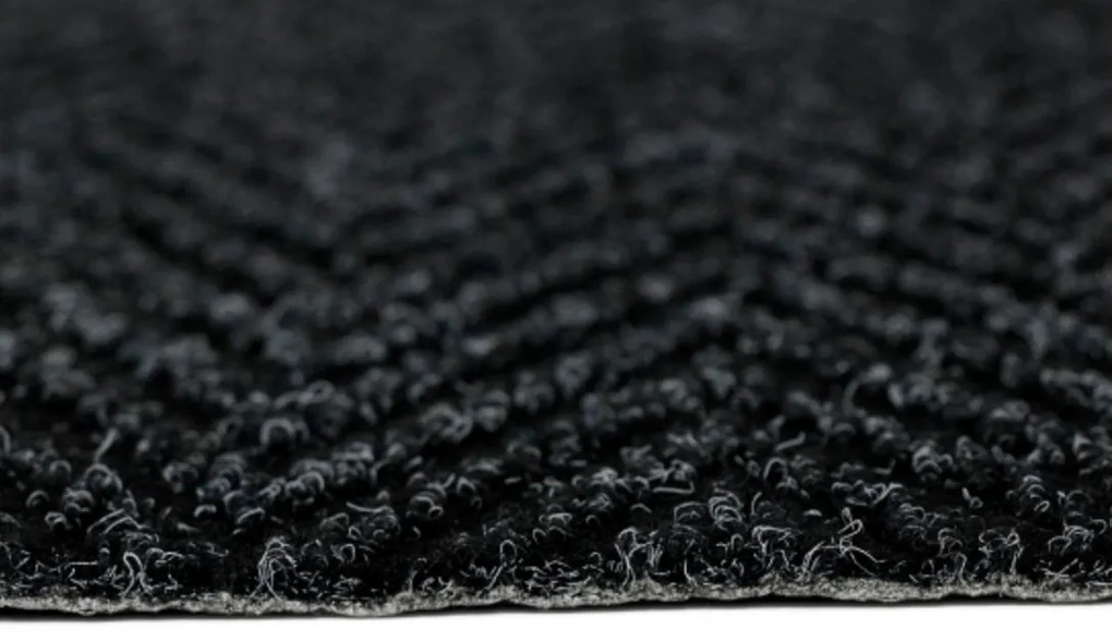 VEBE FLOORCOVERINGS BV Čisticí zóna Boomerang 50 černá BARVA: Černá, ŠÍŘKA: 2 m