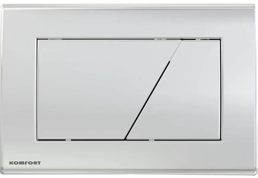 Tlačítko pro podomítkový set chrom-lesk