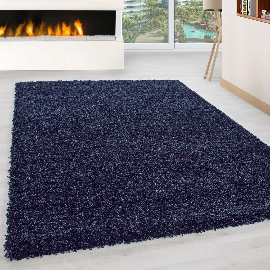 Ayyildiz Kusový koberec LIFE 1500, Modrá Rozměr koberce: 100 x 200 cm