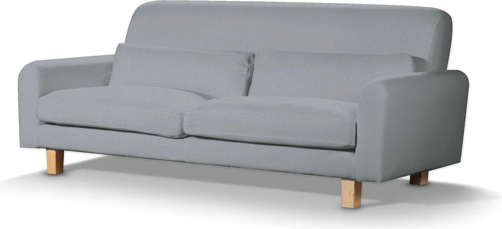 Potah na pohovku IKEA Nikkala krátký barva šedá látka pletený vzor