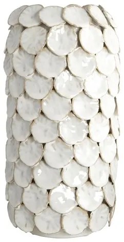 Váza DOT House Doctor keramika bílá barva výška 30cm