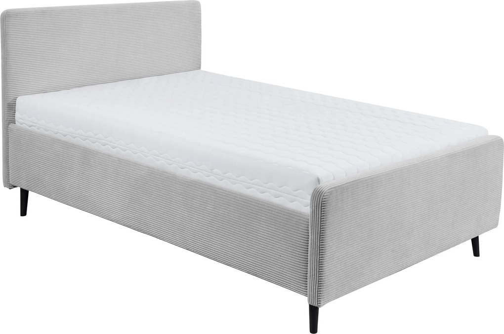XXXLutz ČALOUNĚNÁ POSTEL, 140/200 cm světle šedá MID.YOU - Jednolůžkové postele - 002220052706