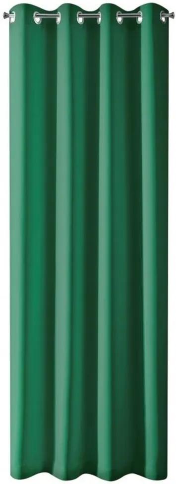 Hotový blackout závěs v zelené barvě Délka: 250 cm