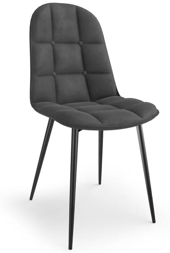 Halmar Jídelní židle K417 - šedá