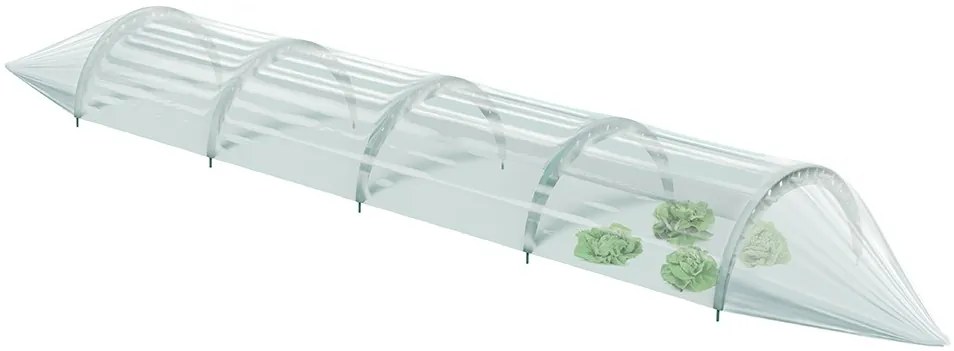 Zahradní fóliový tunel FLEN TUNNS 240 cm zelený