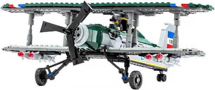 Blocki stavebnice stíhací letoun Bristol F.2B WW1 typ LEGO 402 dílů