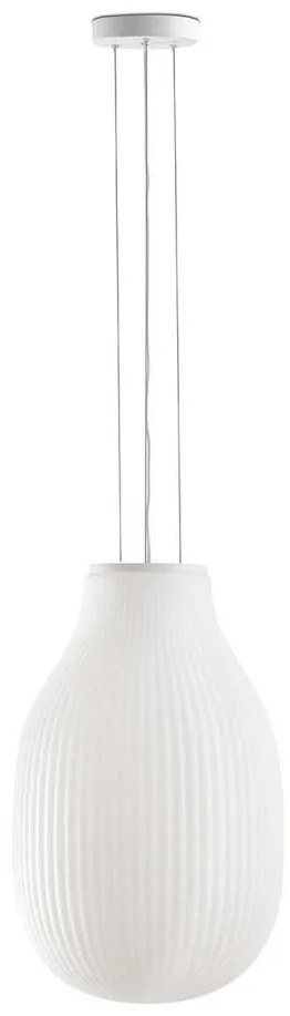 FARO 28300 - Lustr na lanku ISABELLE 1xE27/15W/230V pr. 31 cm bílá