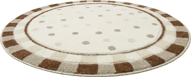 Koberec Tanami Kids C5726A krémový / béžový kruh
