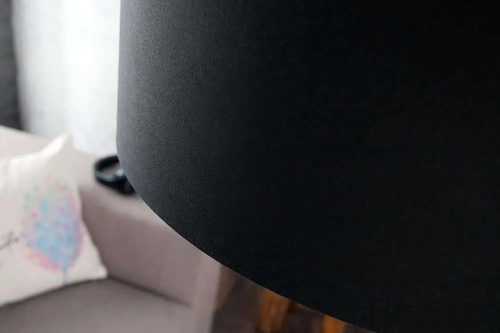 Designová stojanová lampa Arch černá