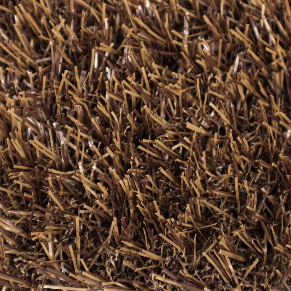 Europe Grass, Umělá tráva PartyGrass Brown, vyříznout kruh, šíře 4m, hnědá