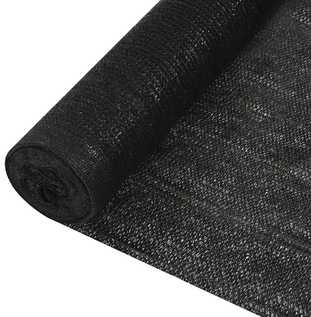 Stínící tkanina černá 1,8 x 25 m HDPE 195 g/m² 149363