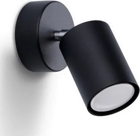 Nástěnné svítidlo SOLLUX LEMMI 1 černé GU10 1x40W bez žárovky SL.1126