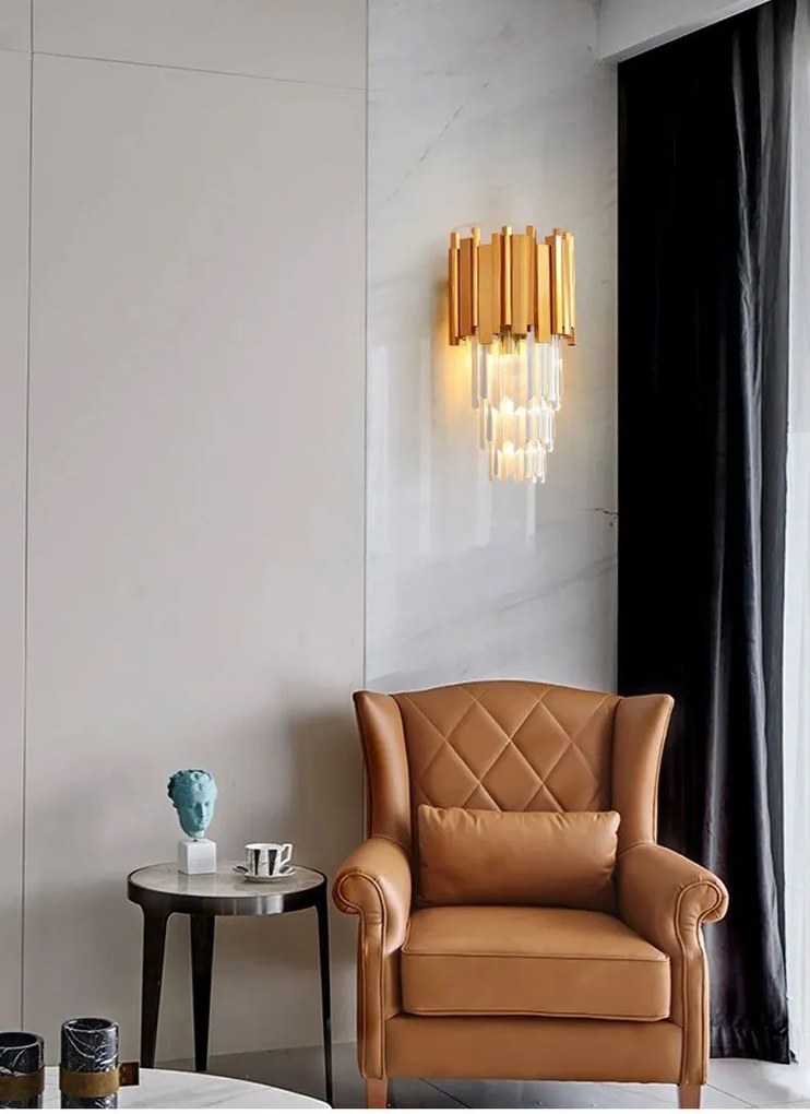 Toolight, nástěnná lampa 1xE14 312357, růžové zlato, OSW-04414