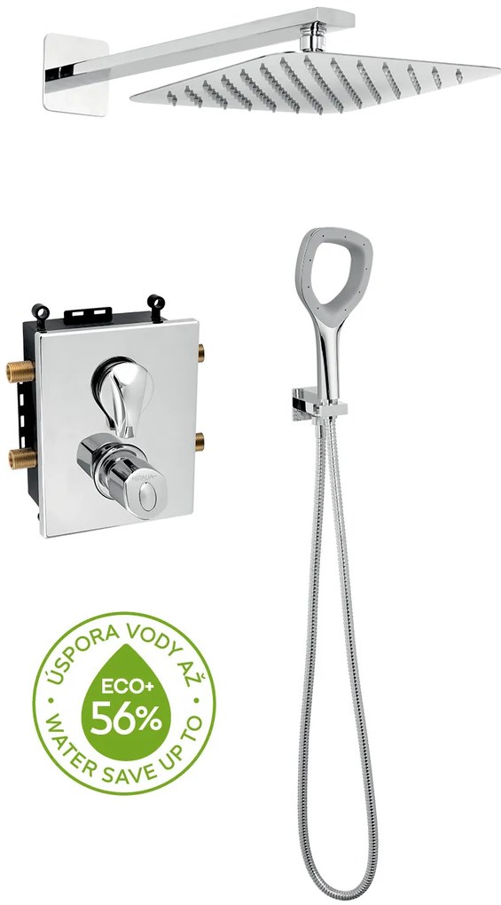 Novaservis Sprchové soupravy - Podomítková sprchová sada ECO+, chrom, SADAECO52RT