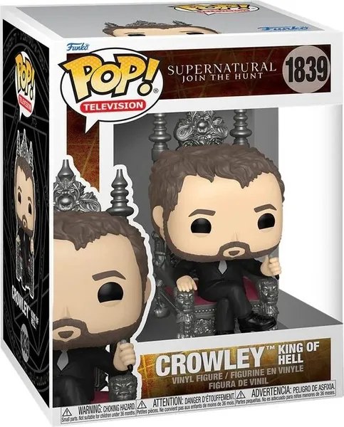 Funko POP! #1839 Movies Premium: Supernatural - Crowley (King of Hell)