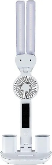 Rabalux 74030 - LED Stm stolní lampa s ventilátorem NOVILO LED/7W/5V