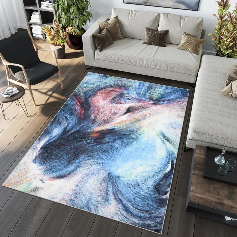 Zajímavý trendy koberec s abstraktním vzorem Šířka: 140 cm | Délka: 200 cm