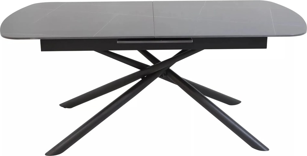 Jídelní rozkládací stůl Vector 160/200 cm keramika černý