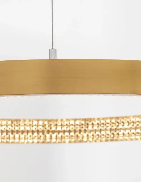 LED lustr Preston 80 zlaté