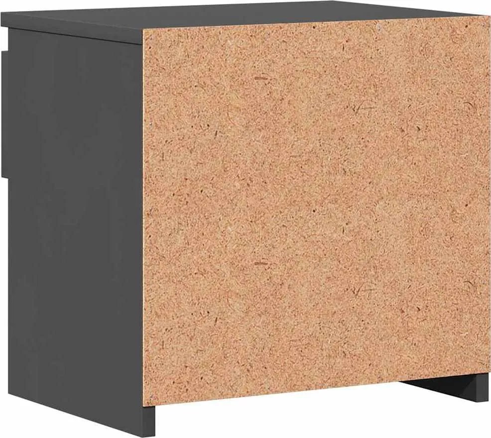 vidaXL Noční stolky 2 ks 40 x 30 x 39 cm kompozitní dřevo [803460] Barva: Černá