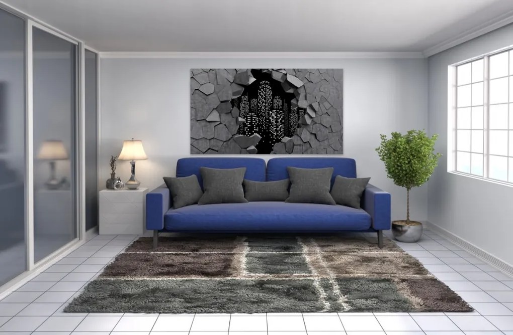 Malvis ® Obraz na zeď - město Velikost: 150x100 cm