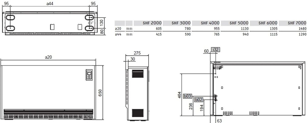 Stiebel Eltron SHF 3000 Akumulační kamna 3kW/400V 200176