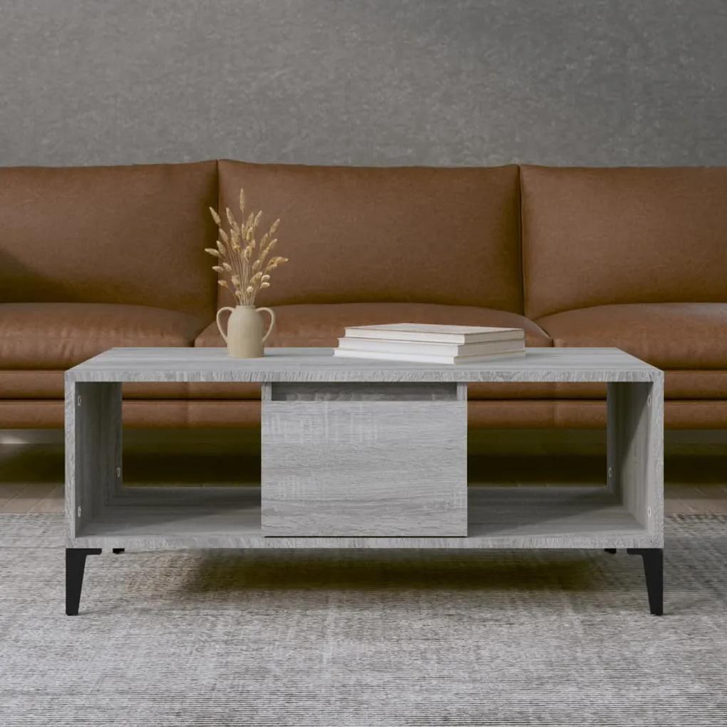 vidaXL Konferenční stolek 90 x 50 x 36,5 cm kompozitní dřevo [821071] Barva: Černá