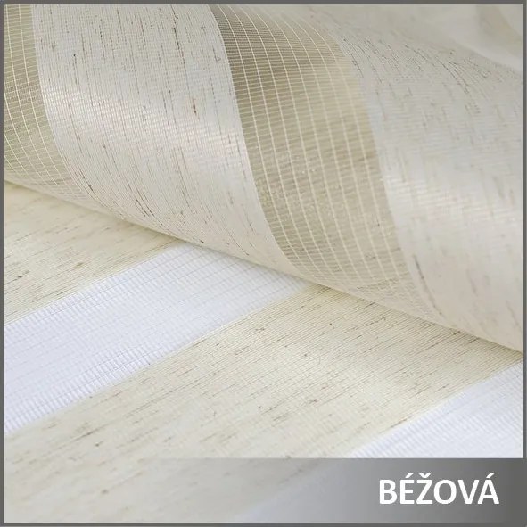 Dekodum Roleta den a noc v antracitové kazetě premium, barva látky Béžová Šířka (cm): 53, Výška (cm): Balkonová (do 200 cm), Strana mechanismu: Práva