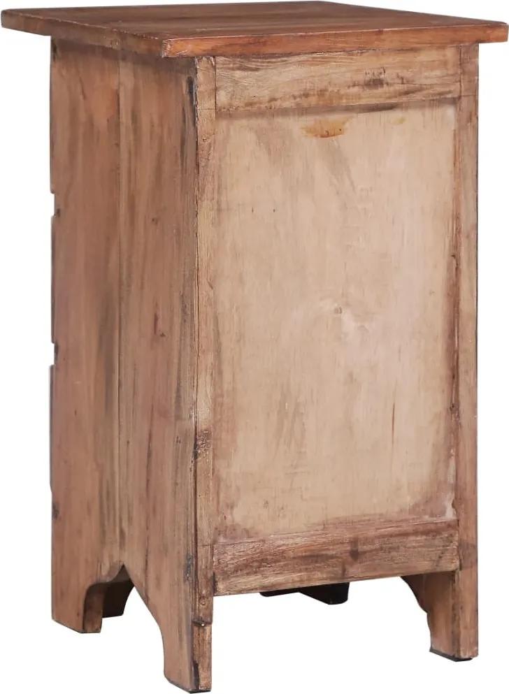 vidaXL Noční stolek 30 x 30 x 51 cm masivní recyklované dřevo [283921]
