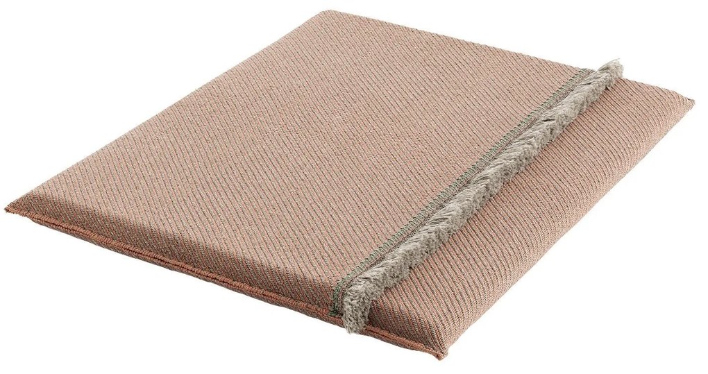 Gan designová zahradní lehátka Garden Layers Terracotta Big Matress Diagonal Almond-Peach