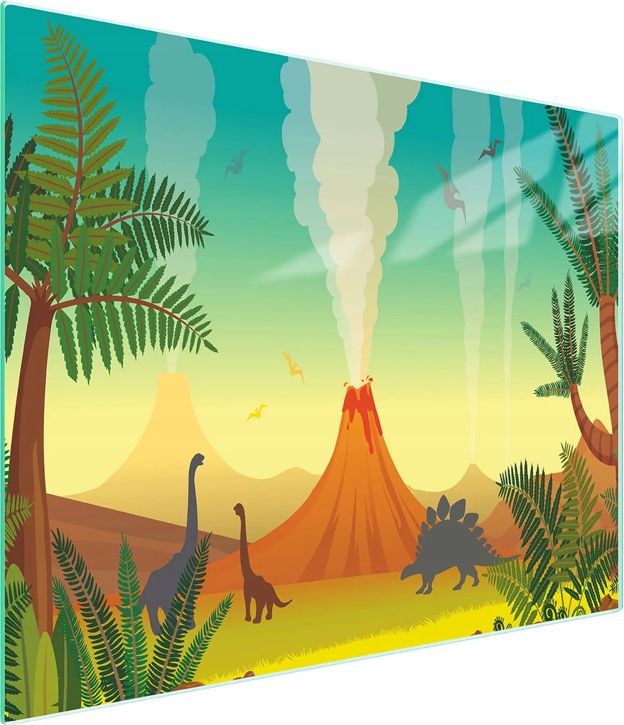 Skleněná Krájecí Deska 52x30 Vulkan Tvrzené Sklo