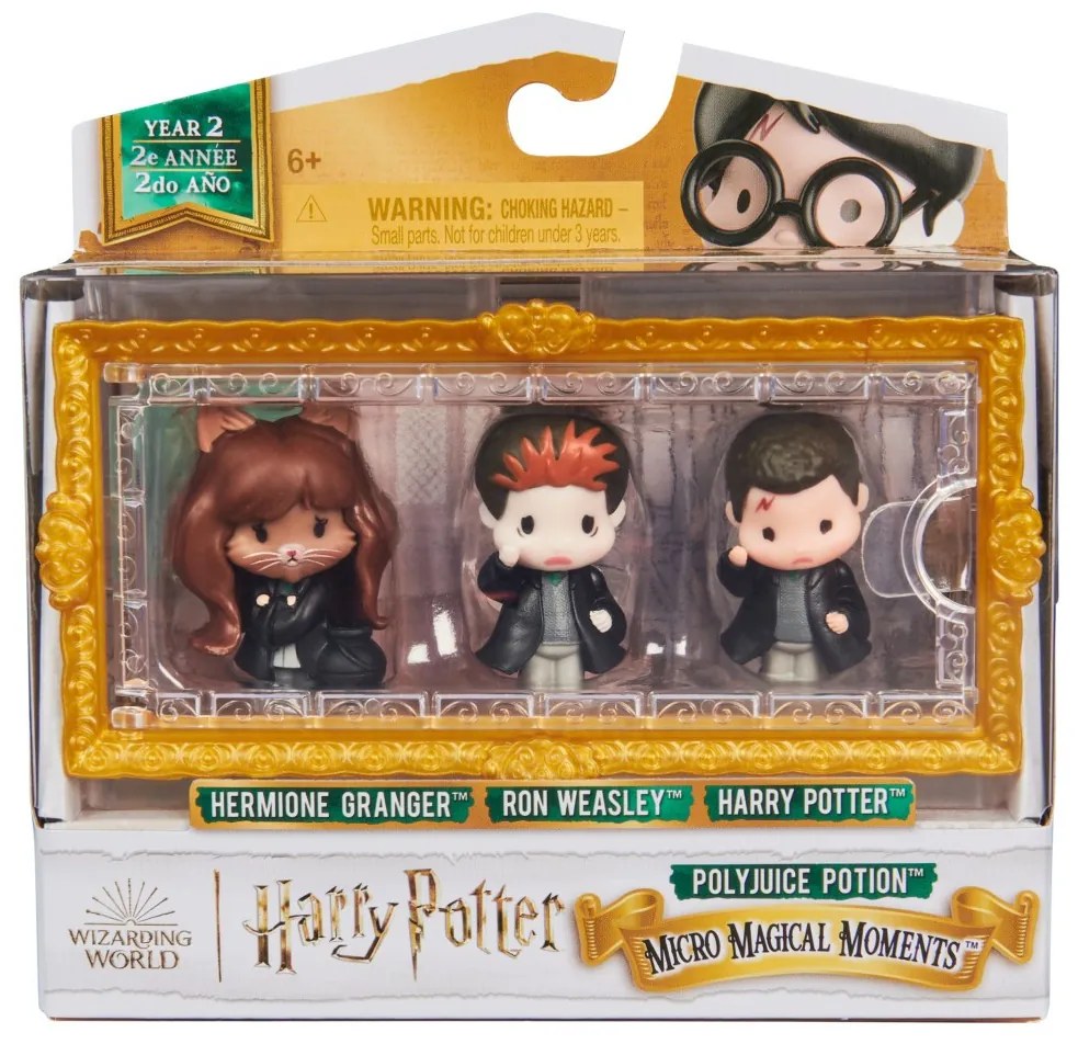 Spin master Harry Potter dvojbalení mini figurek Harry, Ron a Hermiona